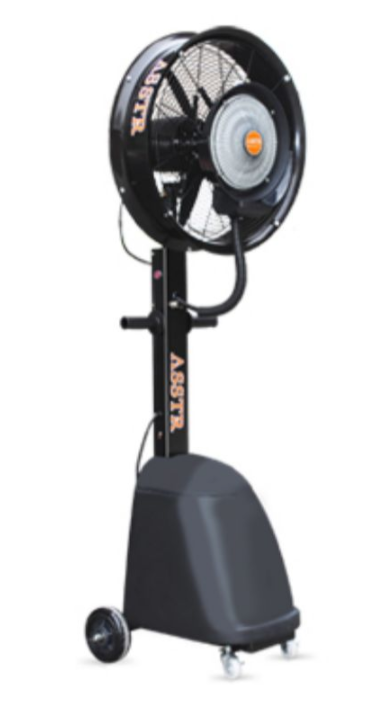 Deluxe Misting Fan Mini, Black | Hong Kong Rooftop Party