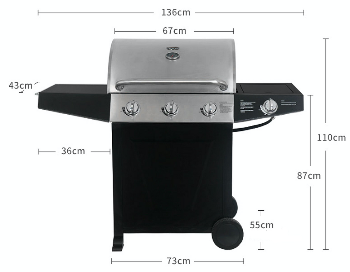 Gas burner BBQ - HK Cheap Outdoor Furniture